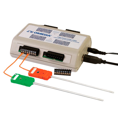 USB thermocouple data acquisition